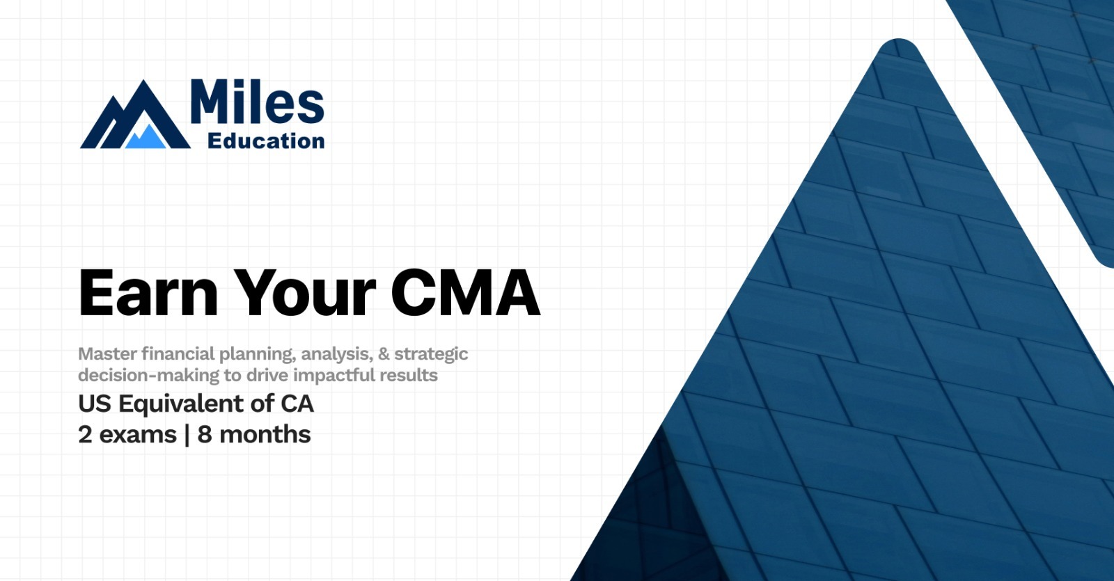 US CMA | 70% Pass Rate with Miles Education | Salary ₹5-6L+